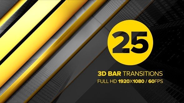 3d Bar Transitions Intro Download