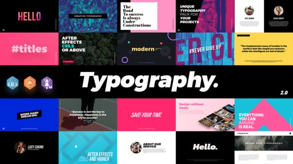 Typography Intro Download