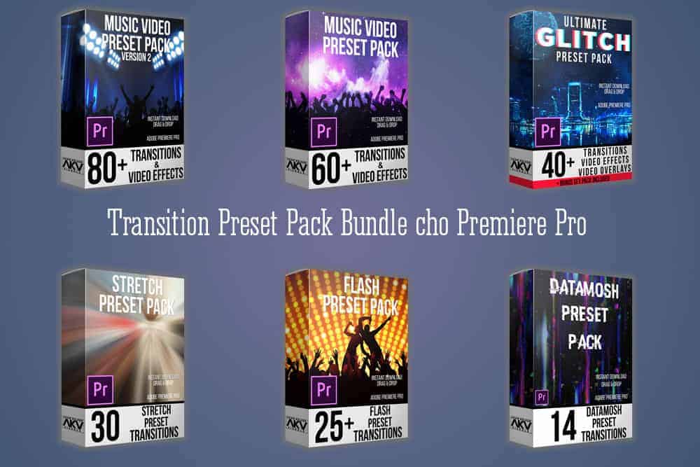 Transition Preset Pack Bundle For Premiere Pro Intro Download