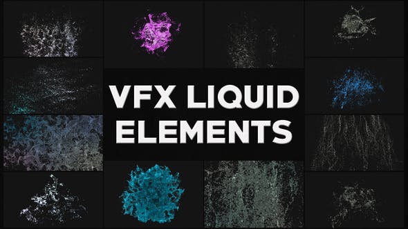 VFX Liquid Elements After Effects Intro Download