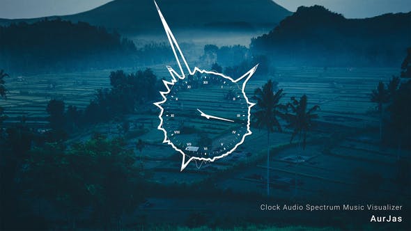 Clock Audio Spectrum Music Visualizer – Intro Download Clock Audio Spectrum Music Visualizer – Intro Download