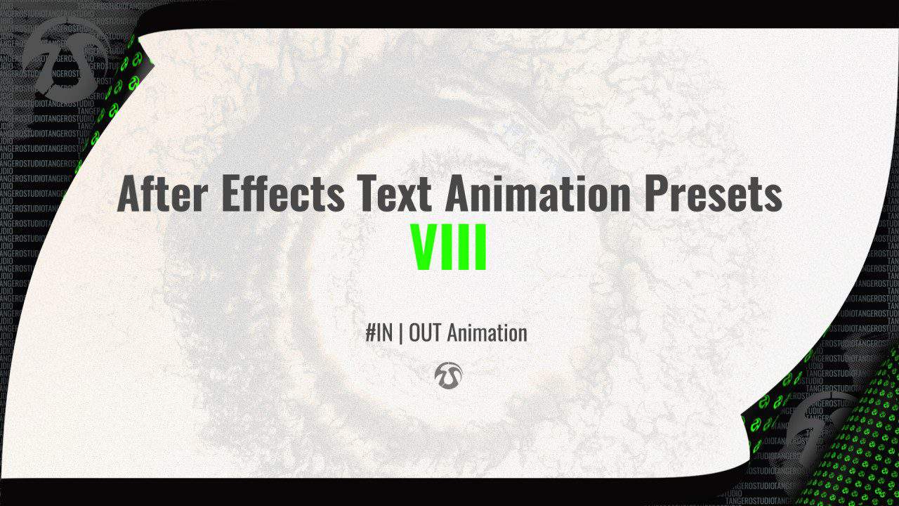 Text Animation Presets VIII Free After Effects Template