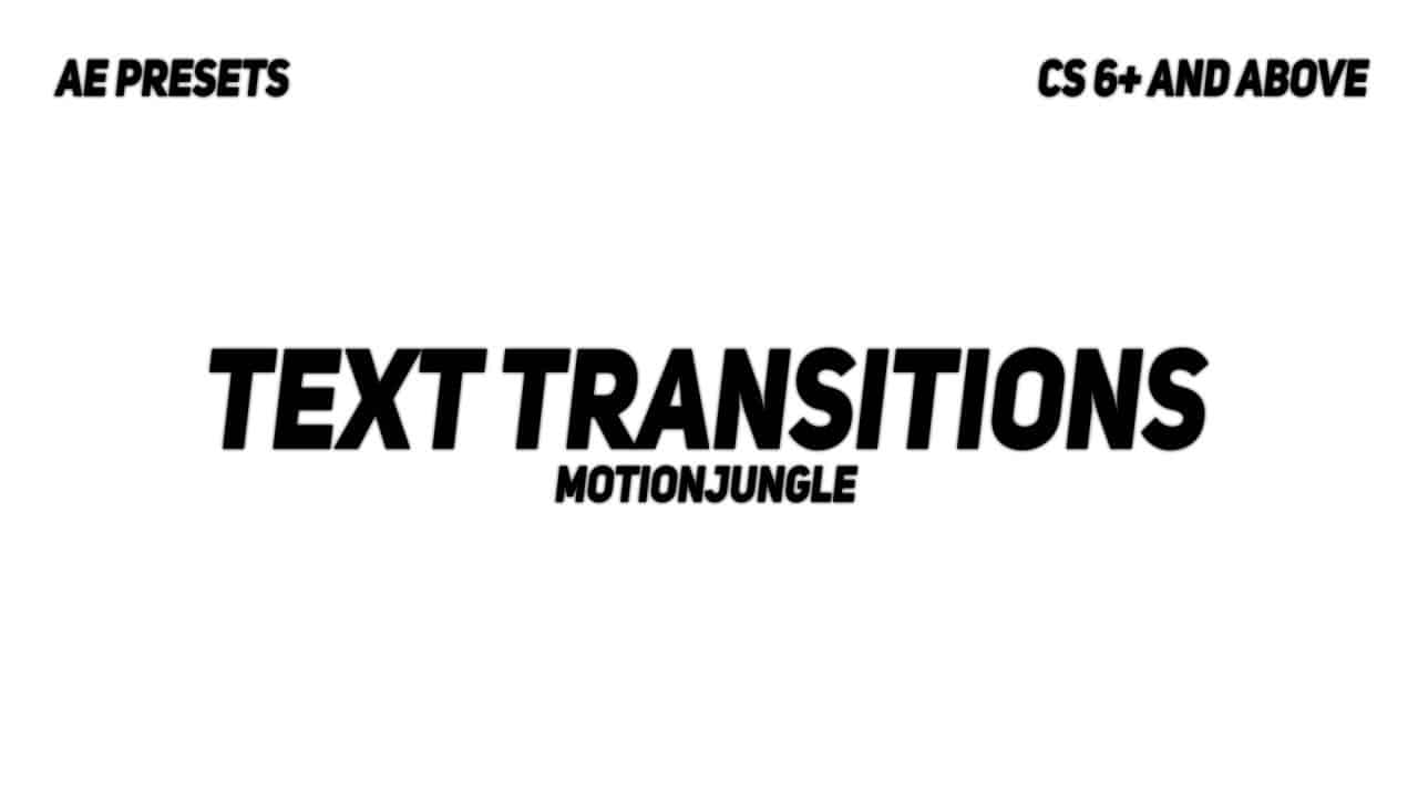 Text Transitions Intro Download